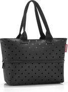 Chytrá taška přes rameno Reisenthel Shopper e1 glossy dots black