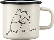 Smaltovaný plecháček Moomin Hug bílý 3,7 dl Muurla