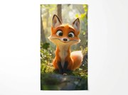 Rychleschnoucí plážová osuška VULPINA barevná 70 x 140 cm, 100% mikrovlákno
