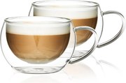 4Home Termo sklenice na cappuccino Hot&Cool 270 ml, 2 ks