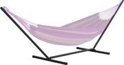 Rám houpací sítě Outsunny pro houpací sítě 360 x 92 x 115 cm kovový s háky do 120 kg pro zahradu a pláž |