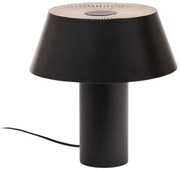 Černá stolní lampa s kovovým stínidlem (výška 32 cm) Ancare – Kave Home