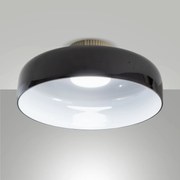 Fabas 3800-65-101 Lunar, černé stropní svítidlo, 1x26W LED 3CCT 2700/3000/4000K krokové stmívání, prům. 42cm