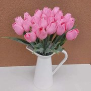 Umělý tulipán - sytě růžový