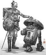 Komar Plakát Star Wars Vision Samurai Droids 30 x 40 cm