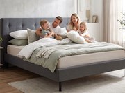 Dormeo postelový rám Dolce Pro Classic - šedý Šedý 90X200