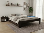 Postel ADA 140 x 200 cm, ořech Rošt: S laťkovým roštem, Matrace: Matrace Deluxe 10 cm