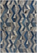 Kusový koberec Moda Asher Blue, 120x170, modrá, chodba / predsieň, Flair Rugs