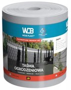 Krycí páska na plot ŠEDÁ PP Premium line RAL 7040 - 19cm x 26