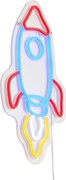 Neonová nástěnná lampa vícebarevná vč. LED - Rocket