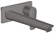 Hansgrohe Talis E - Umyvadlová baterie pod omítku, kartáčovaný černý chrom 71734340