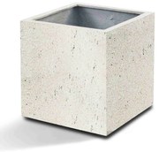 Grigio Cube Antique White s kolečky V 50 cm / D 50 cm