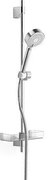 Hansa Basicjet - Sprchová souprava s nástěnnou tyčí 72 cm, chrom 44780133