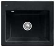 Villeroy & Boch Subway 60 - Keramický dřez 60x51 cm, CeramicPlus, chromit 330901J0