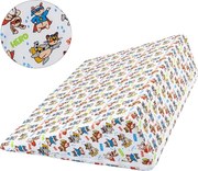 Bellatex Klínový podhlavník 80x50x20 cm Superhrdinové Červená,Modrá,Bílá
