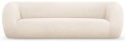 Krémová pohovka z textilie bouclé 230 cm Essen - II. jakost – Cosmopolitan Design