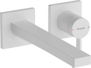 Hansgrohe Tecturis E, páková umyvadlová baterie EcoSmart+ pod omítku s výtokem 225 mm, bílá matná, HAN-73051700