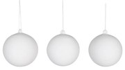 Porcelánová dekorace Baubles White - set 3 ks  Garden Trading