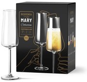BOHEMIA PRESTIGE MARY SKLENICE NA ŠAMPAŇSKÉ 210ML SADA 6KS