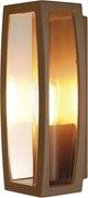 LA 230657 Venkovní svítidlo MERIDIAN BOX, rezavá barva, E27, max. 25 W, průsvitný plast - BIG WHITE (SLV)
