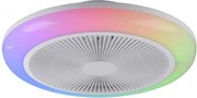 LD 14623-16 LED stropní svítidlo s ventilátorem BRANDA bílé RGB CCT, RGB/3000-6500K - JUST LIGHT