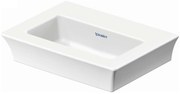 Duravit White Tulip - Umývátko 45x33 cm, bez otvoru pro baterii, s WonderGliss, bílá 07374500701