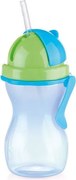 TESCOMA Dětská láhev s brčkem BAMBINI 300 ml, zelená, modrá