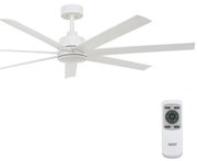 Lucci air 213182 - LED Stropní ventilátor ATLANTA 1xGX53/12W/230V bílá + DO