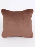 MK Lůžkoviny Povlak na polštář mikroplyš 40 x 40 cm - Laura mocha mousse