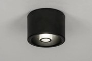 Stropní LED svítidlo do koupelny Infinity Black