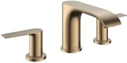 Hansgrohe Vivenis - Umyvadlová baterie s výpustí, 3-otvorová instalace, EcoSmart, kartáčovaný bronz 75033140