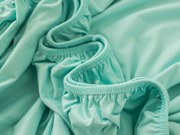 MK Lůžkoviny Jersey prostěradlo s elastanem 200 × 200 cm – mentolové