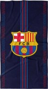 Bavlněná fotbalová osuška FC Barcelona - motiv Racing - 100% bavlna s gramáží 320 g/m² - 70×140 cm