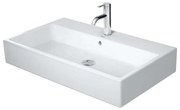 Duravit Vero Air - Umyvadlo 80x47 cm, s přepadem, otvor pro baterii, WonderGliss, bílá 23508000001