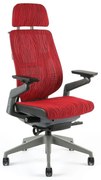 Office Pro Kancelářská židle Karme Mesh Barva potahu: A-09 červená žíhaná