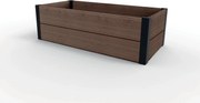 KETER Vyvýšený záhon Maple Trough hnědý 32 x 106 x 50 cm