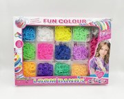 Alltoys Kreativní sada na výrobu náramků Loom Band 2400 ks
