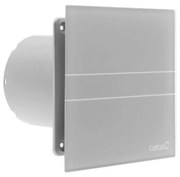 Sapho Cata E - Koupelnový ventilátor E-100 GST axiální s časovačem, 8 W, potrubí 100 mm, stříbrná 00900500