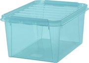 Smartstore Colour Box s víkem, 50 × 39 × 26 cm, 31 l, tyrkysový