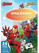 Jiri Models Omalovánky A4 se samolepkami Marvel