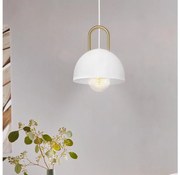 Eglo 99695 - Lustr na lanku CALMANERA 1xE27/40W/230V bílá