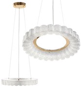 Toolight Toolight, LED stropní svítidlo 40cm, 24W, 4000K, 2500lm, MS018-CP, růžové zlato, OSW-09630