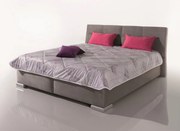 NEW DESIGN postele Zvýšená čalouněná postel LUSSO s úložným prostorem, 180×200 cm Velikost postele: 180 × 200 cm