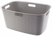 Curver Koš na čisté prádlo LAUNDRY HAMPER 45L, světle šedý
