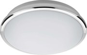 Sapho Silver - Stropní LED svítidlo, průměr 29 cm, 10 W, chrom AU480