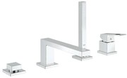 Grohe Eurocube - Vanová baterie na okraj vany, 4-otvorová instalace, chrom 19897001