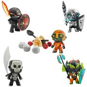 Balíček Arty Toys velký - rytíři Baldy & katapult & Volcano & Skully & Drack & Furious