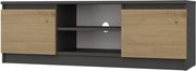 FALCO TV stolek Malvína 120 antracit/dub artisan