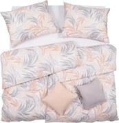 SCANquilt povlečení SATÉN TENCEL DESIGN PLUS nature šedobéžová 140 x 200/70 x 90 cm