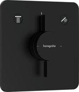 Hansgrohe DuoTurn Q sprchová a vanová baterie bez podomítkového tělesa matná černá 75414670